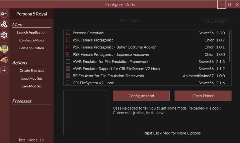 【P5R】Steam版 ペルソナ5 ザ・ロイヤル 主人公女性化Modを導入してみました！ | ケムのブログ 気楽な時間