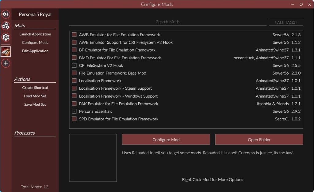 【STEAM】P5R Mod に必要な「Reloaded II」の導入手順をまとめてみる | ケムのブログ 気楽な時間