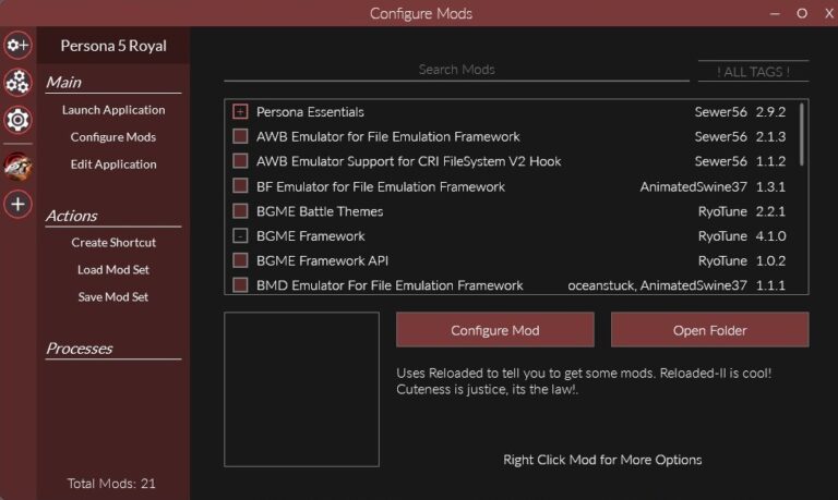 【STEAM】P5R Mod に必要な「Reloaded II」の導入手順をまとめてみる | ケムのブログ 気楽な時間